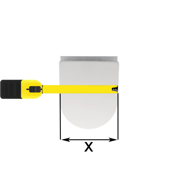 How to measure the toilet seat